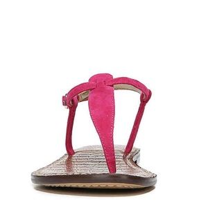 Sam Edelman | Shoes | Pink Genuine Suede T Strap Iconic Classic Sandal ...